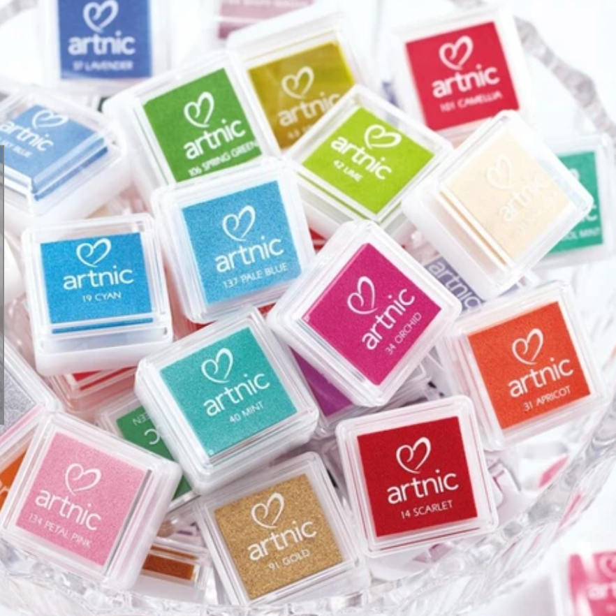 Artnic Stamp Ink Pad – Water-Based Pigment Ink, Vibrant and Long-Lasting – The Analog Stationer