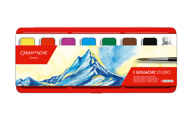 Box of 8 Gouache Studio Paint Tablets – The Analog Stationer