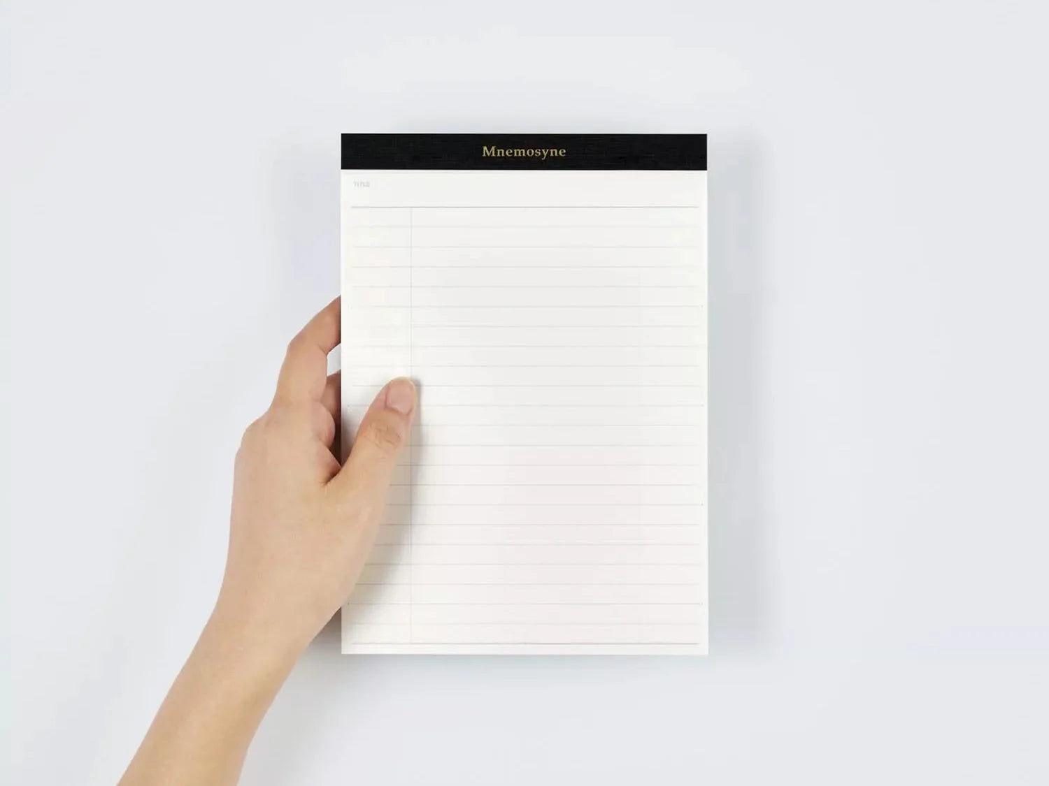Mnemosyne 8mm Ruled Notepad – The Analog Stationer