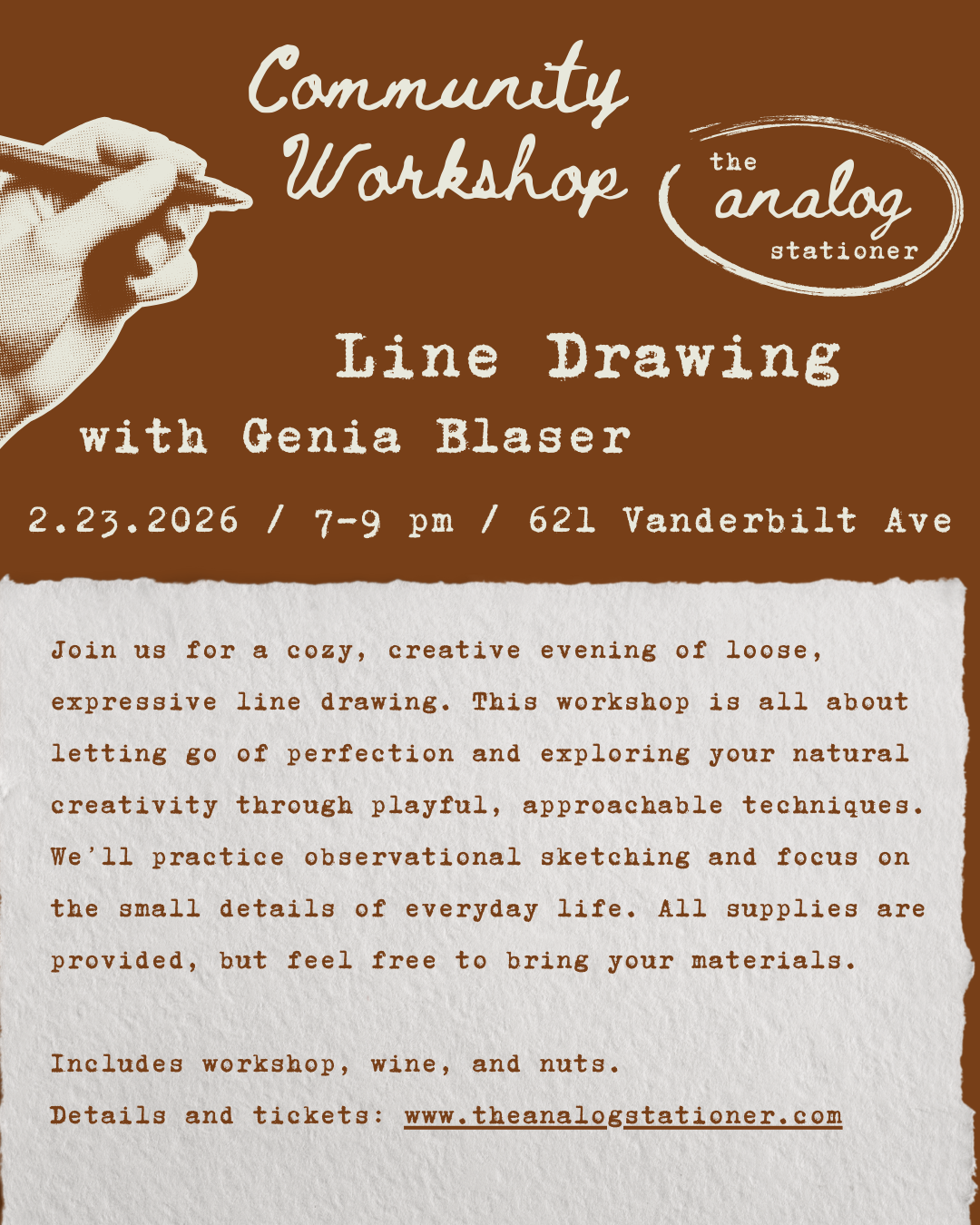 Line Drawing with Genia Blaser – The Analog Stationer